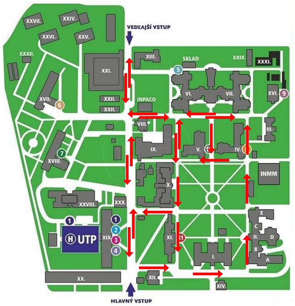 UNLP Košice zmenila dopravné značenie v areáli na Rastislavovej ...